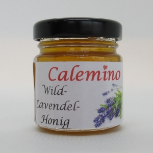 Würziger Wild-Lavendel-Honig 50g im Glas mit Facetten